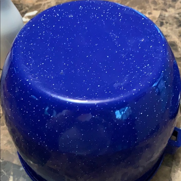 Farm Fresh | Kitchen | Cobalt Blue Speckled Pot Vintage Saltpepper ...